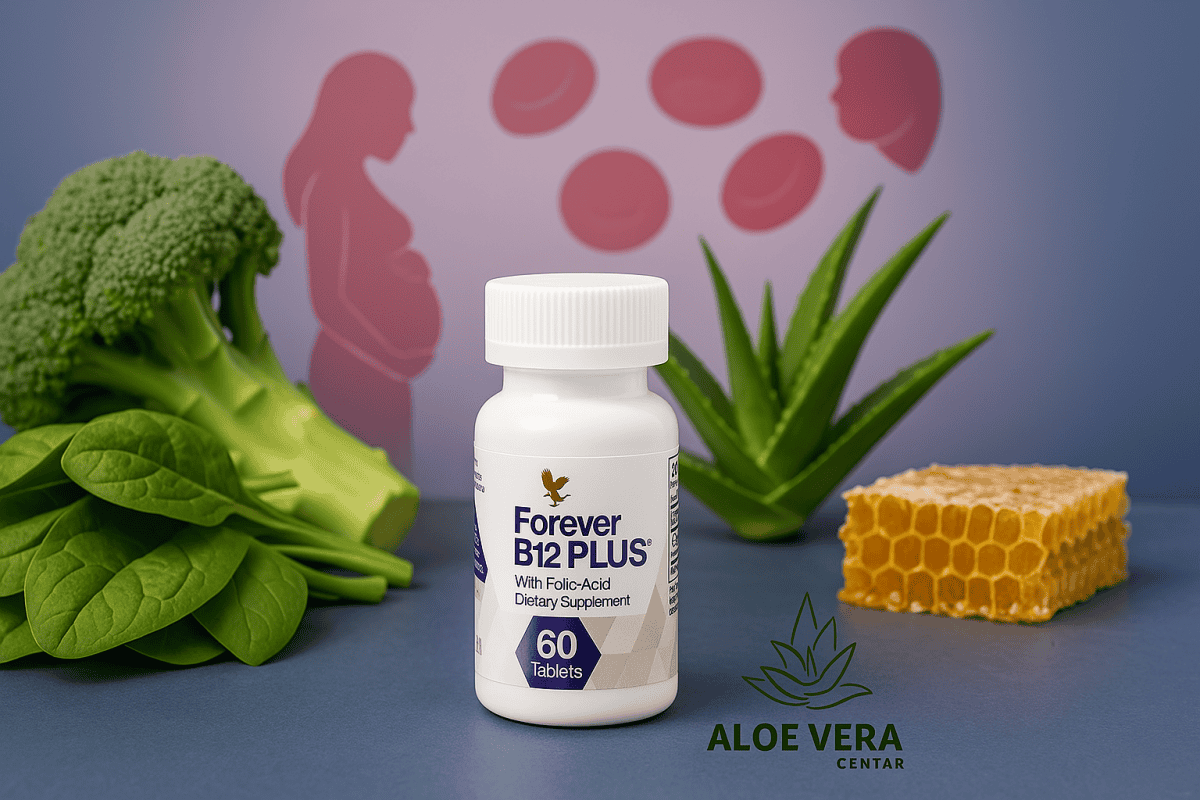 Forever B12 Plus: The ideal combination of vitamin B12 and folic acid